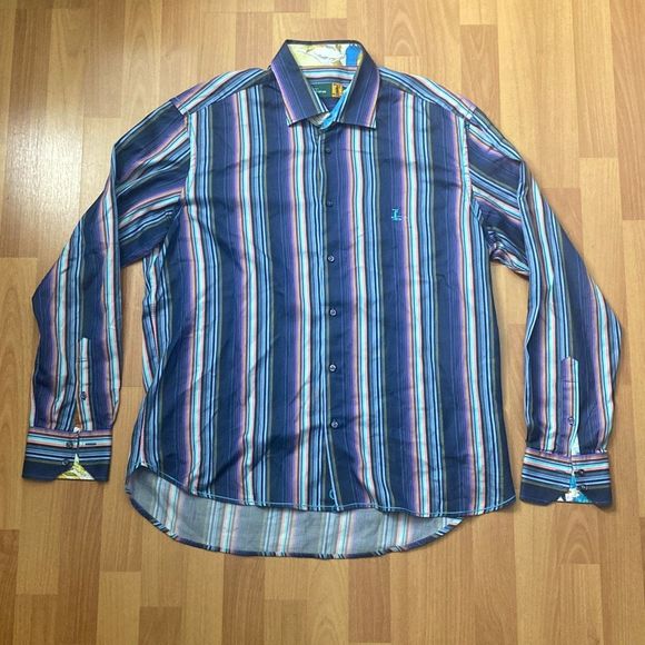 Shore | Shirts | Shore Multicolor Stripped Surf Long Sleeve Shirt Men ...